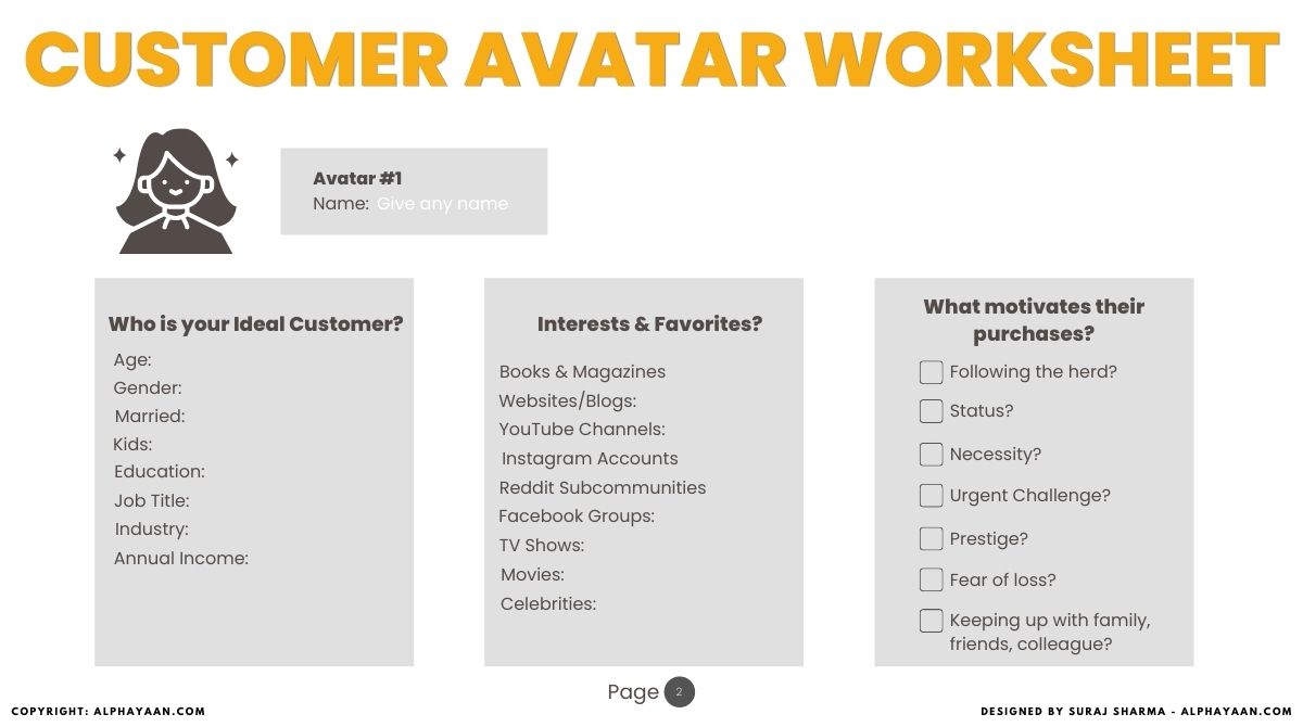 Alphayaan Digital - [WORKSHEET] The First Ultimate Guide to Creating ...