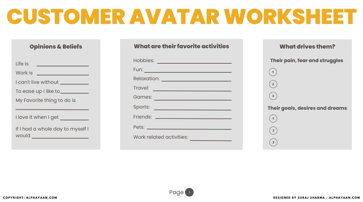 Alphayaan Digital - [WORKSHEET] The First Ultimate Guide to Creating ...